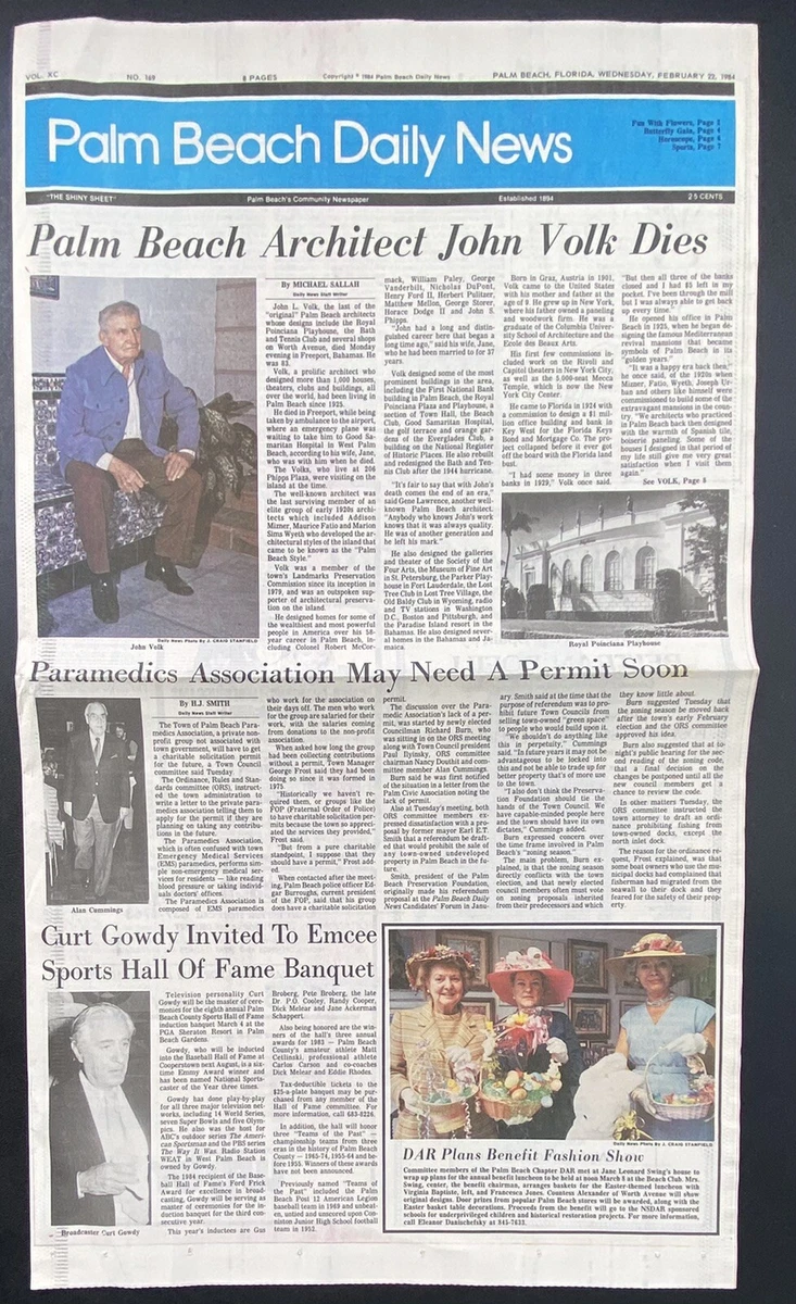 Palm Beach Daily Newspaper