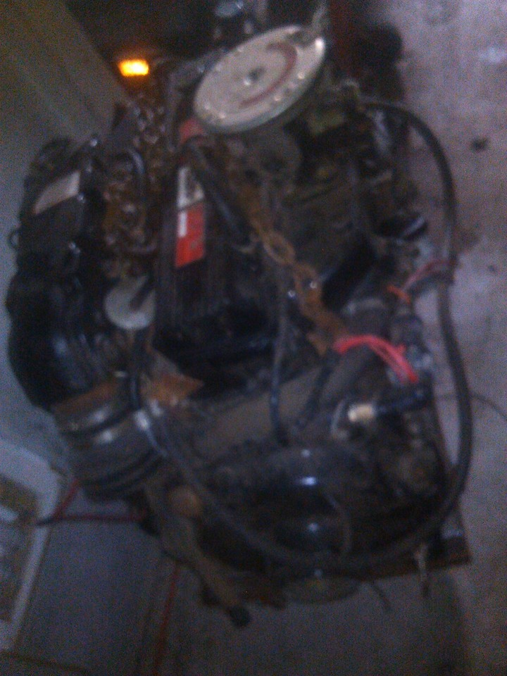 Mercruiser 485 185 hp 224 ci 3.7L 4 Cylinder Complete running engine ...
