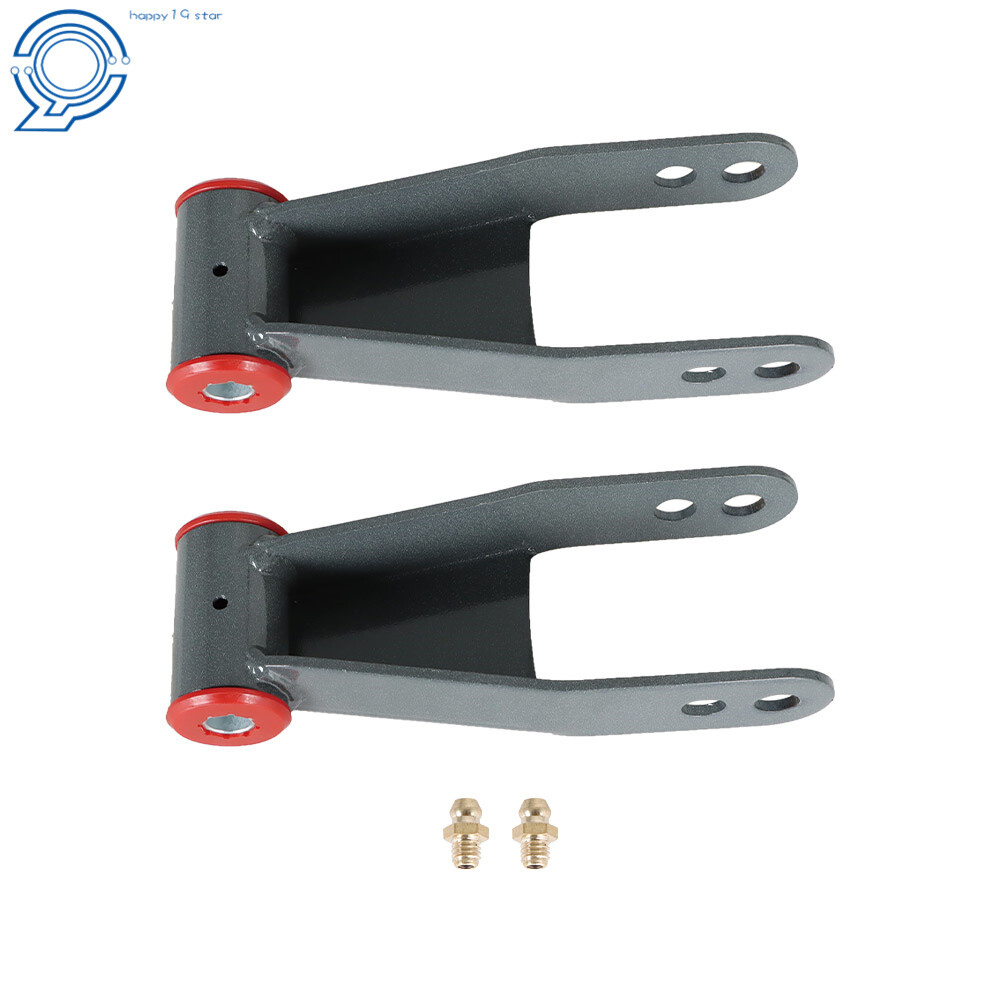 2" 1" Rear Lowering Shackles Suspension Shackles Kit For 97-03 Ford ...
