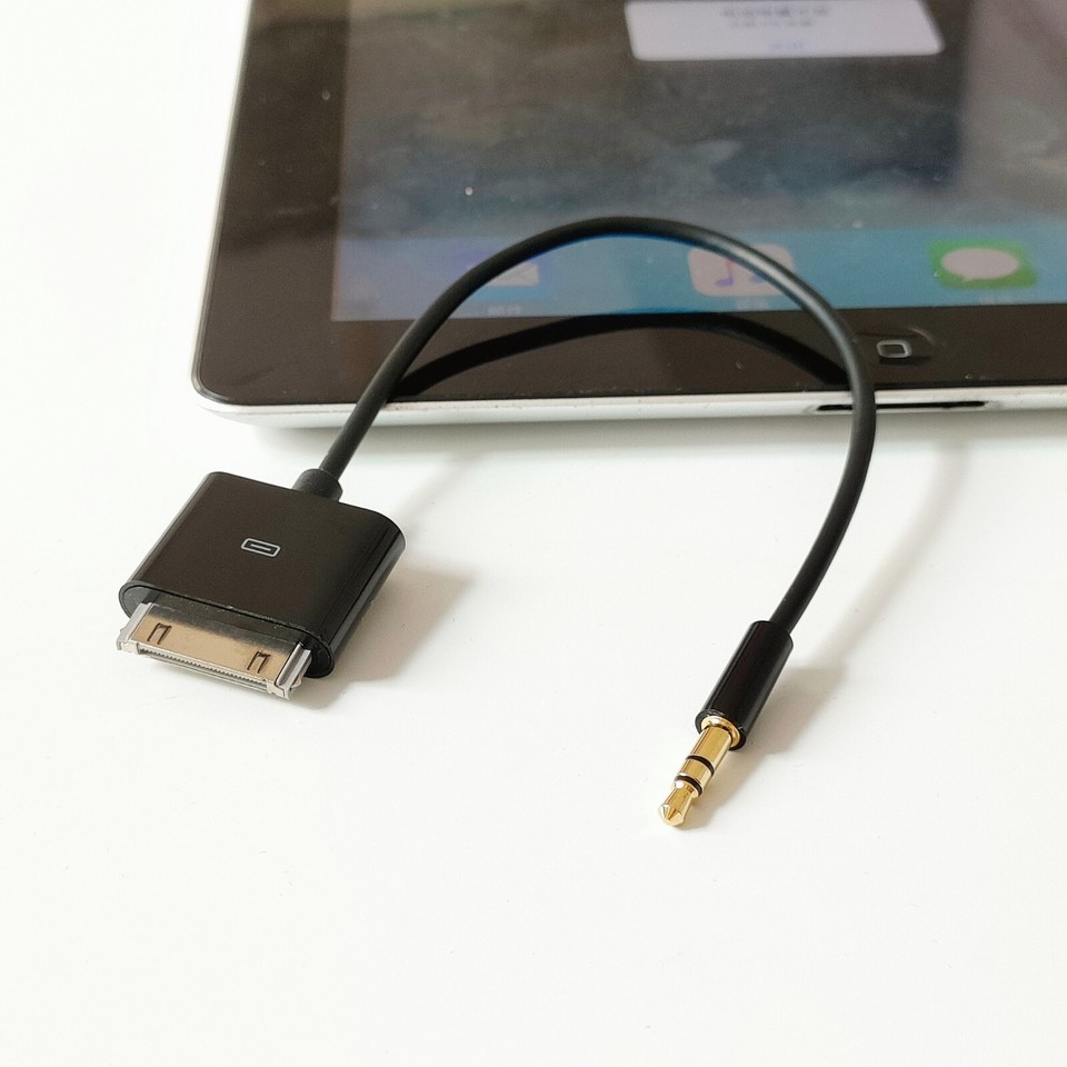 20cm For iPod Dock Connector to 3.5mm Stereo Input Adapter Plug for ...