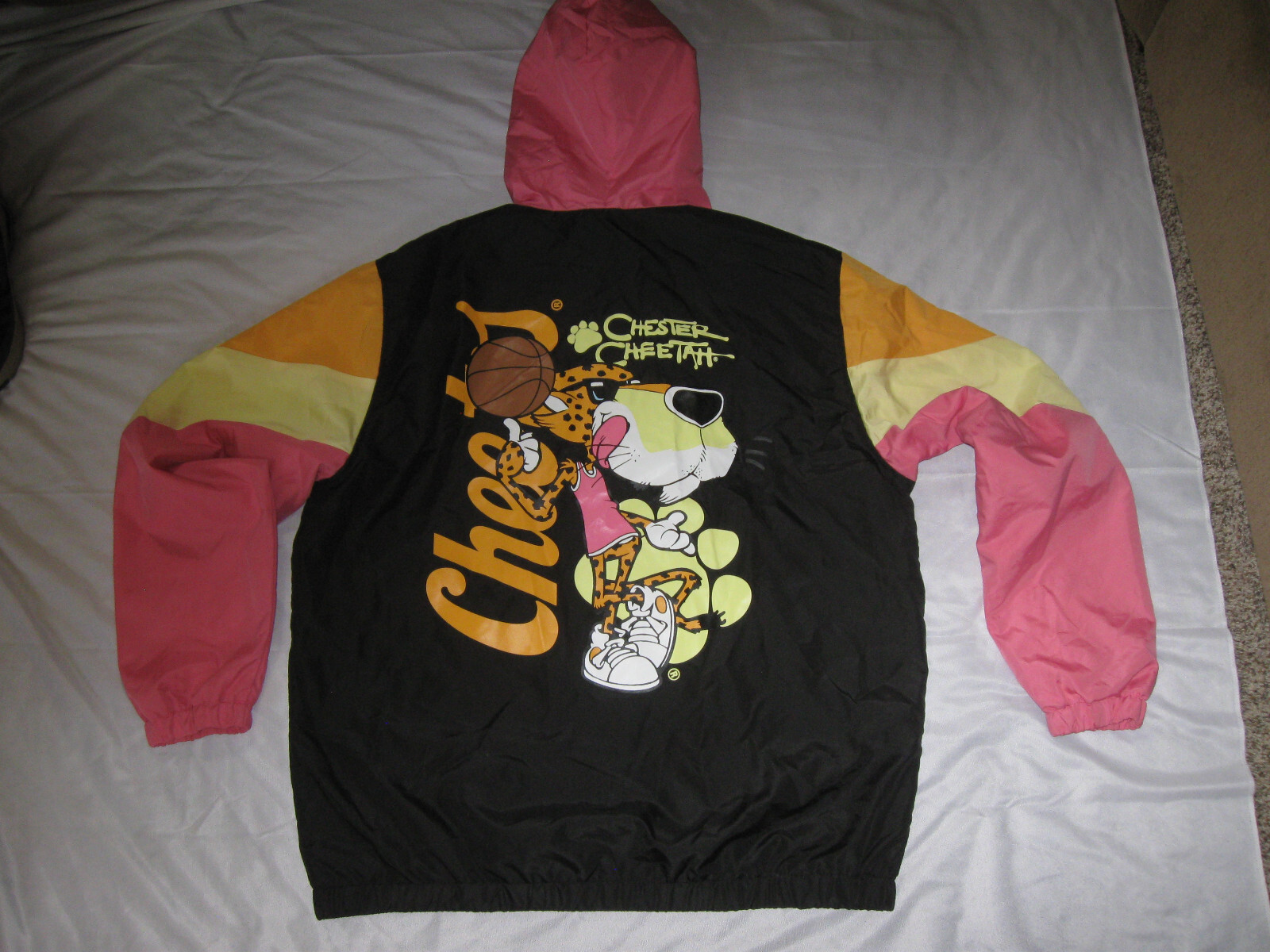 Cheetos Chester Cheetah Retro Pullover Jacket Windbre… - Gem