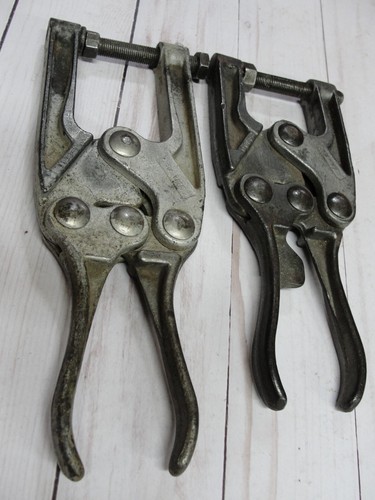 Vintage KNI-Vise Clamps 2 Welding Aviation Clamp Tool Adjustable P-1200 ...