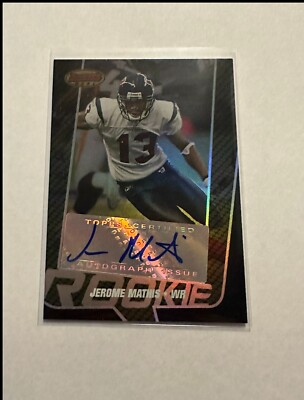 2005 Bowman's Best #145 Jerome Mathis RC Rookie Auto - 18/25 | eBay