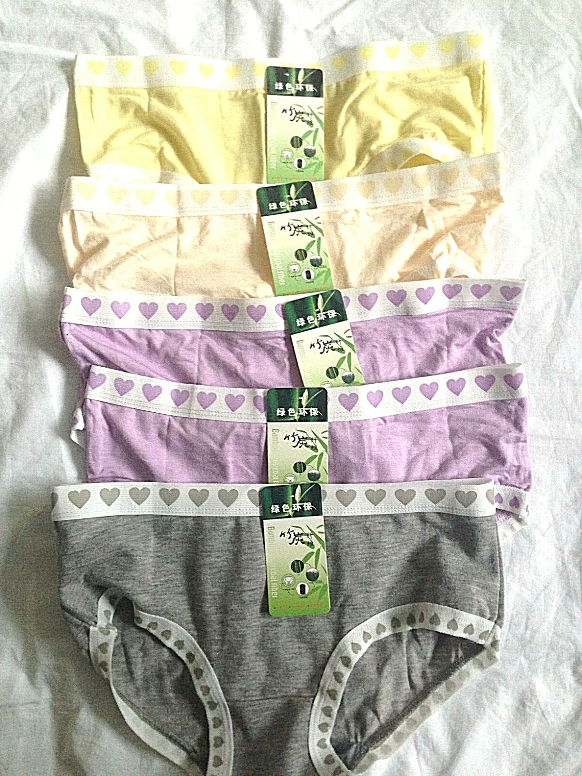 LADIES GIRLS SET MULTIPACK 4&5 SOFT BAMBOO SEAMLESS BRIEFS UNDERWEAR UK ...