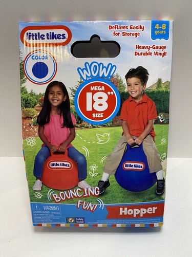 Little Tikes 9301 Hopper Ball Toy BLUE Mega 18" Size Bouncing Fun Age 4 ...