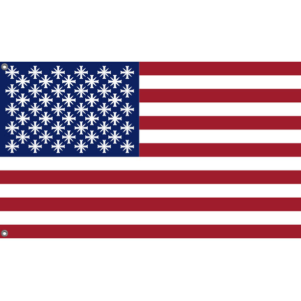 Far Cry, Eden's Gate USA Flag Unique Design, 3x5 Ft / 90x150 cm size ...