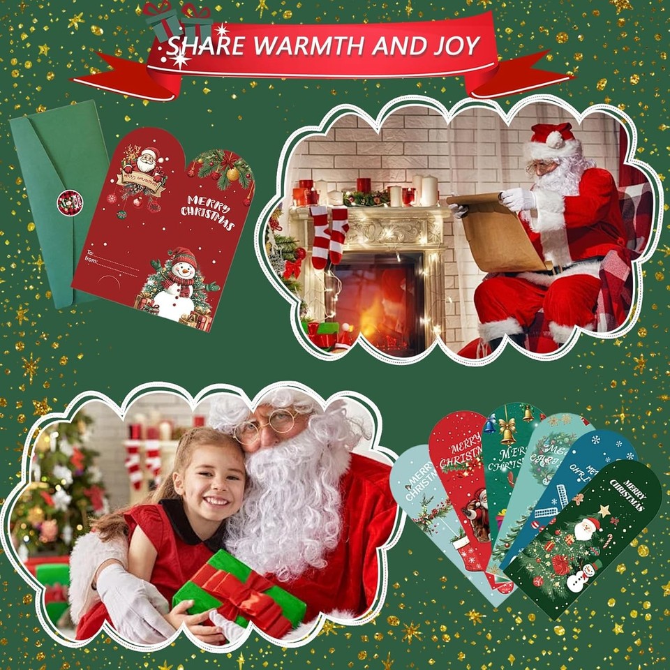 Christmas Money Wallets Pack of 6/12– Xmas Money Wallets for Cash Gifts ...