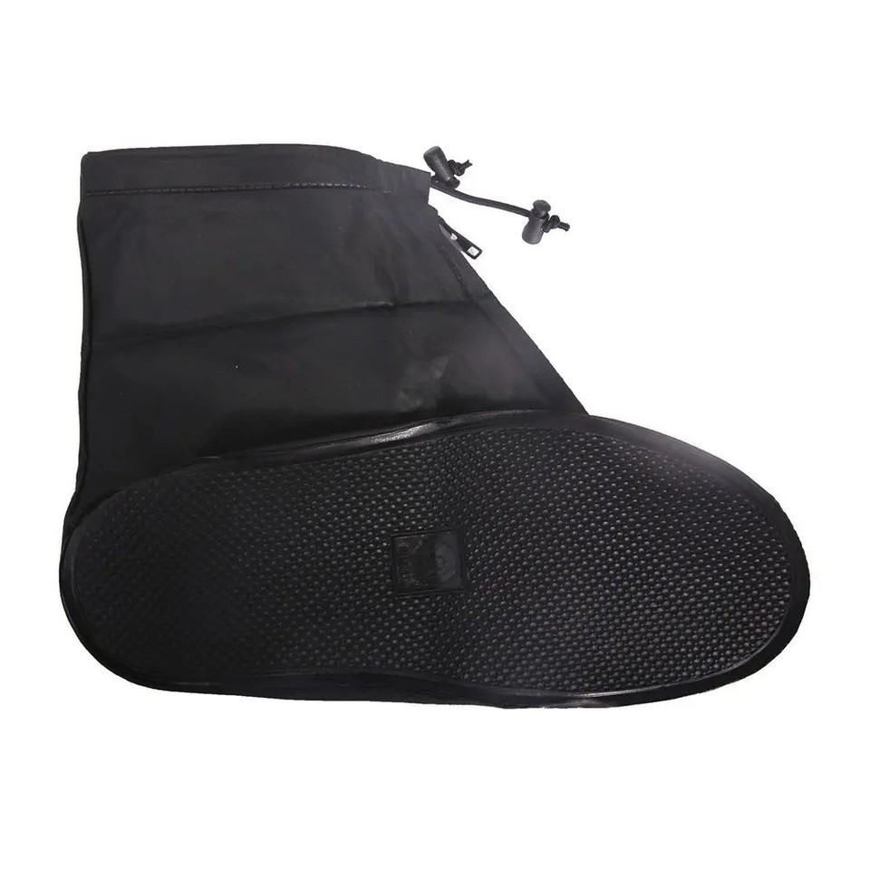 Waterproof Rain Shoe Covers Reusable PVC Zipper Galoshes for Cycling ...