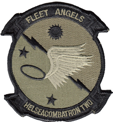 HSC-2 FLEET ANGELS COMMAND OD GREEN / BLACK CHEST PATCH | eBay