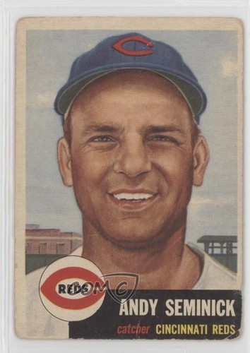 1953 Topps Andy Seminick (Bio Information is Black) #153 | eBay