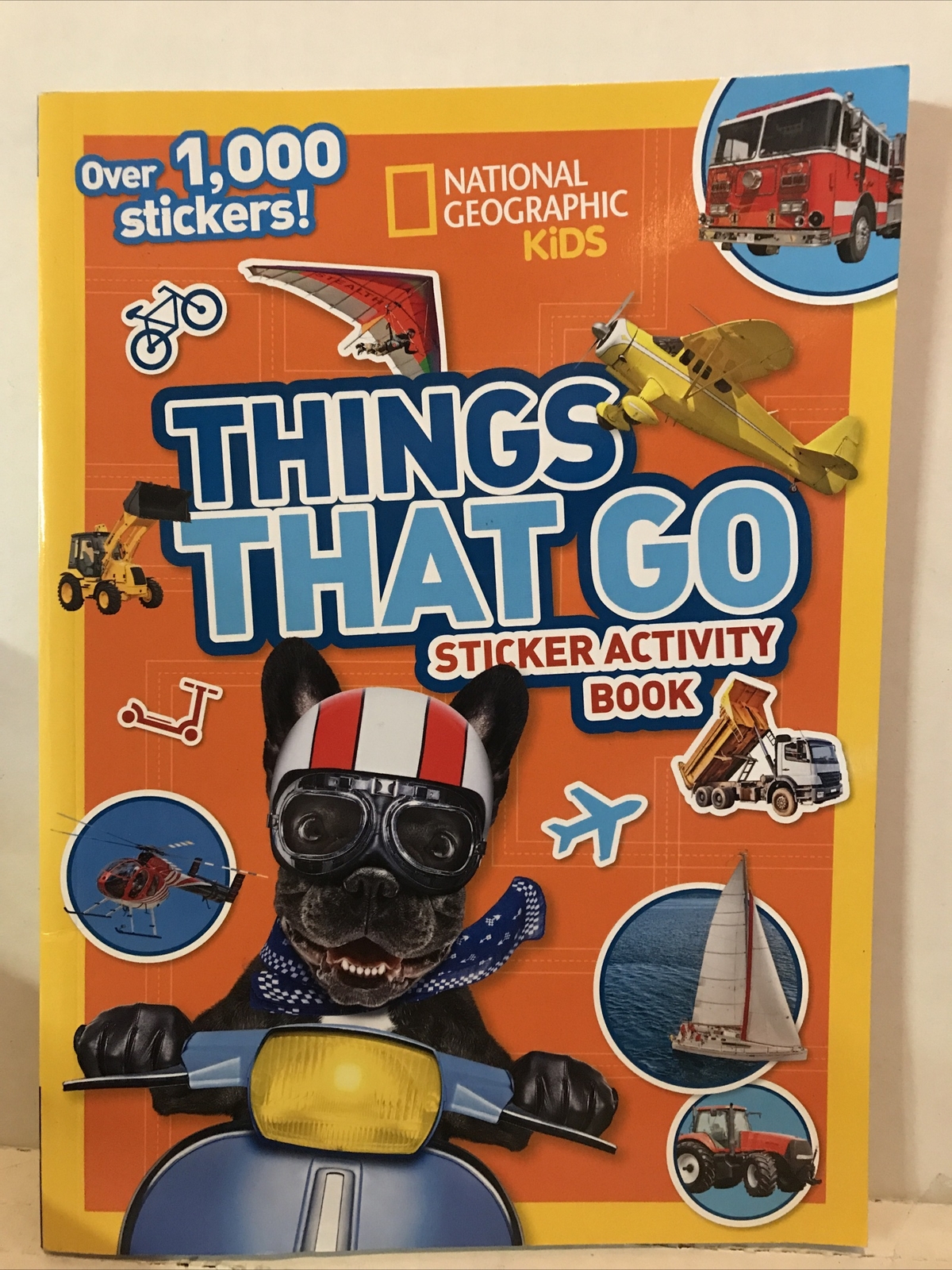 🍁 Things That Go Sticker Activity Book Paperback – by National ...