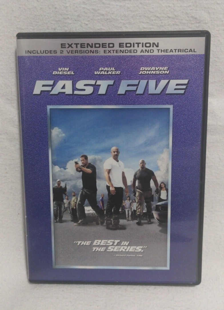 Fast Five (2011) DVD - Heist, Humor & Heists (Rated/Unrated) - Good ...