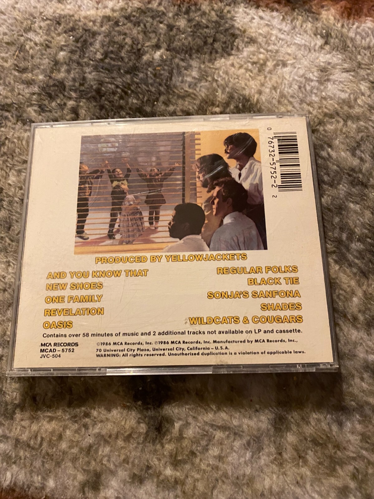 Yellowjackets *Shades *CD *RCA Japan *1986 *MCA *VG+++/NM *MCAD-5752 ...