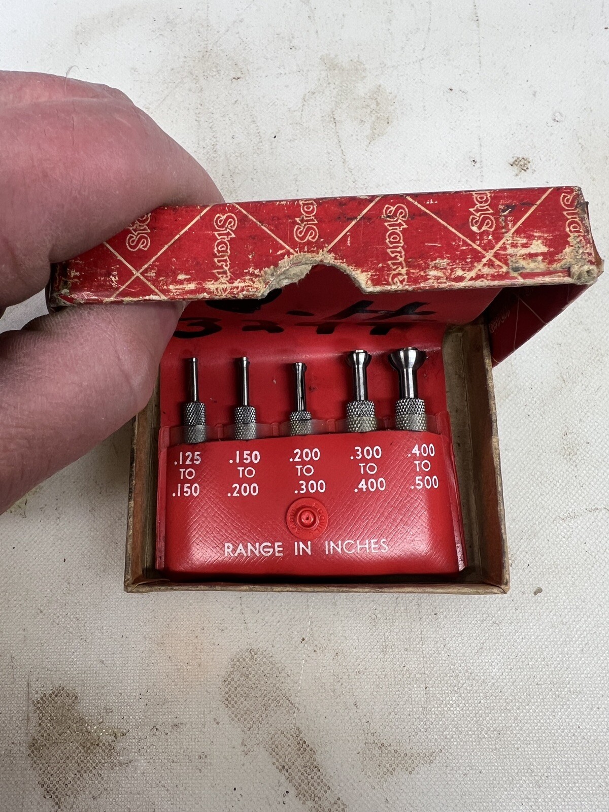 Starrett No S830F Small Hole GAGES Set of 5 for sale online | eBay