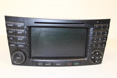 W211 W219 MERCEDES E500 E55 RADIO COMMAND GPS NAVIGATION HEAD UNIT A ...