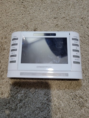 CRESTRON 4.3" ROOM SCHEDULING TOUCHSCREEN PANEL TPMC-4SM-W-S - Untested ...