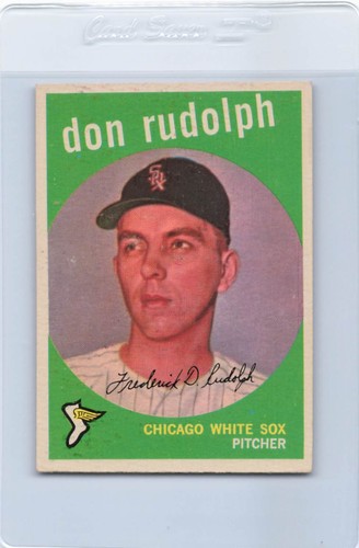 1959 Topps #179 Don Rudolph White Sox EX/MT *7335 | eBay