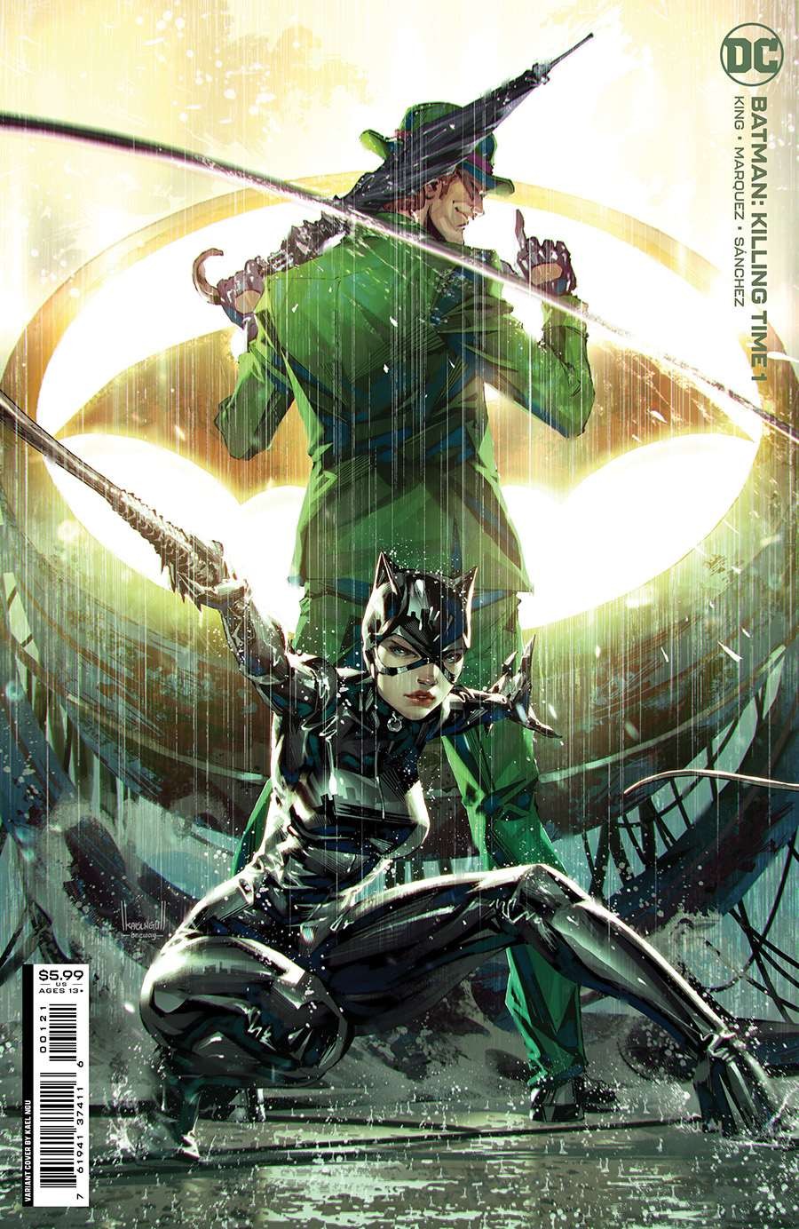 Batman: Killing Time #1A VF/NM; DC | Kael Ngu Variant Riddler Catwoman - w/Bag+B | eBay UK