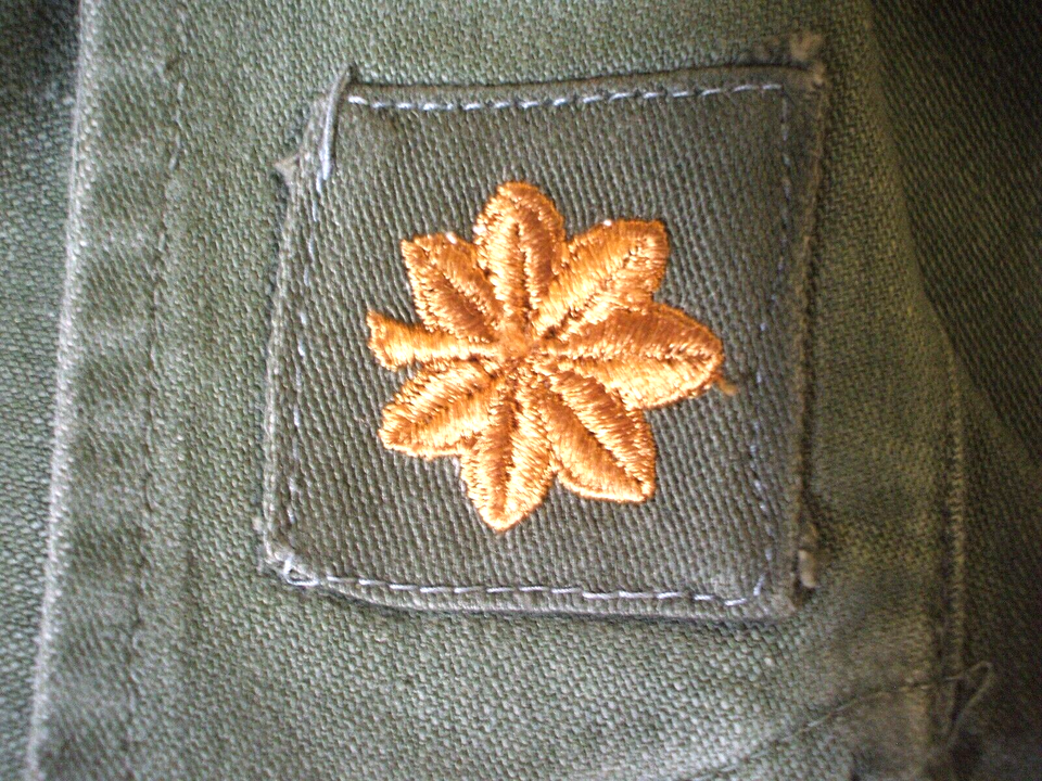 Pair (2) Vtg US ARMY FATIQUES- LT COLONEL 20th Corps & CAMO Vietnam 60 ...