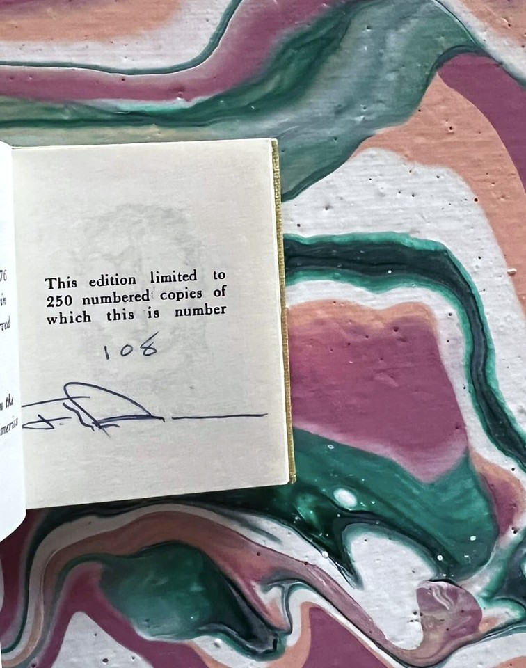 Printer's Marks and Colophons Hillside Press Frank Irwin Signed ...