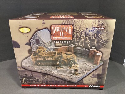 Corgi WWII D-Day Surrender Set #2 Vierville Normandy Diorama 1:50 Scale ...
