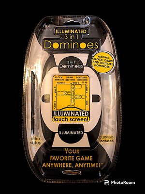 Techno Source Illuminated 3 in 1 Dominoes Electronic Touch Screen ...