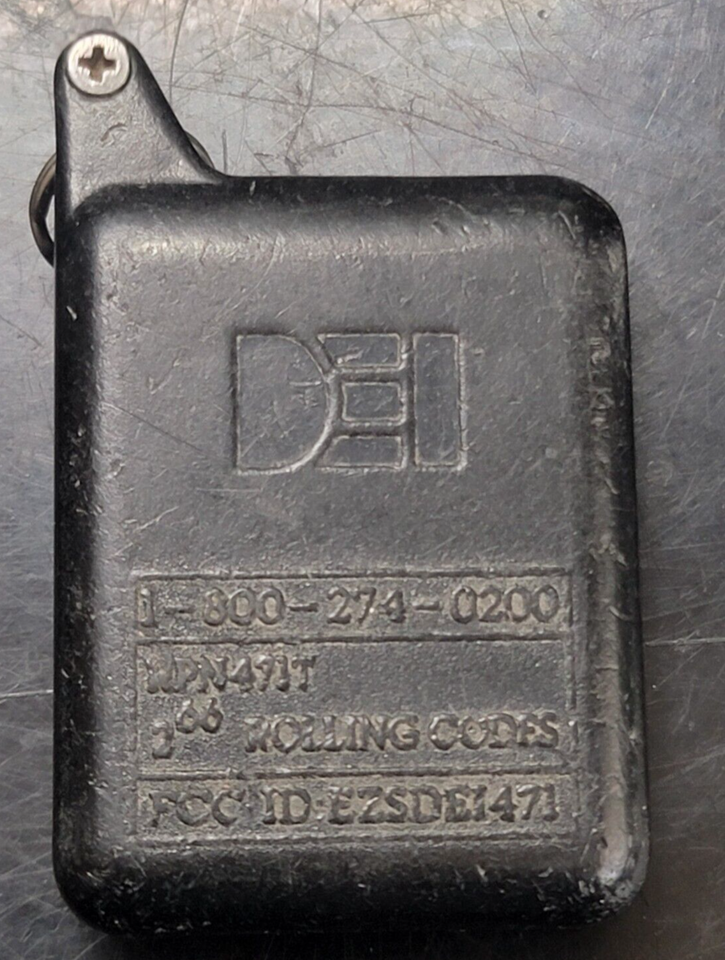 Vintage DEI Viper Car Alarm Key Fob Small Remote Two Buttons 90s | eBay.de