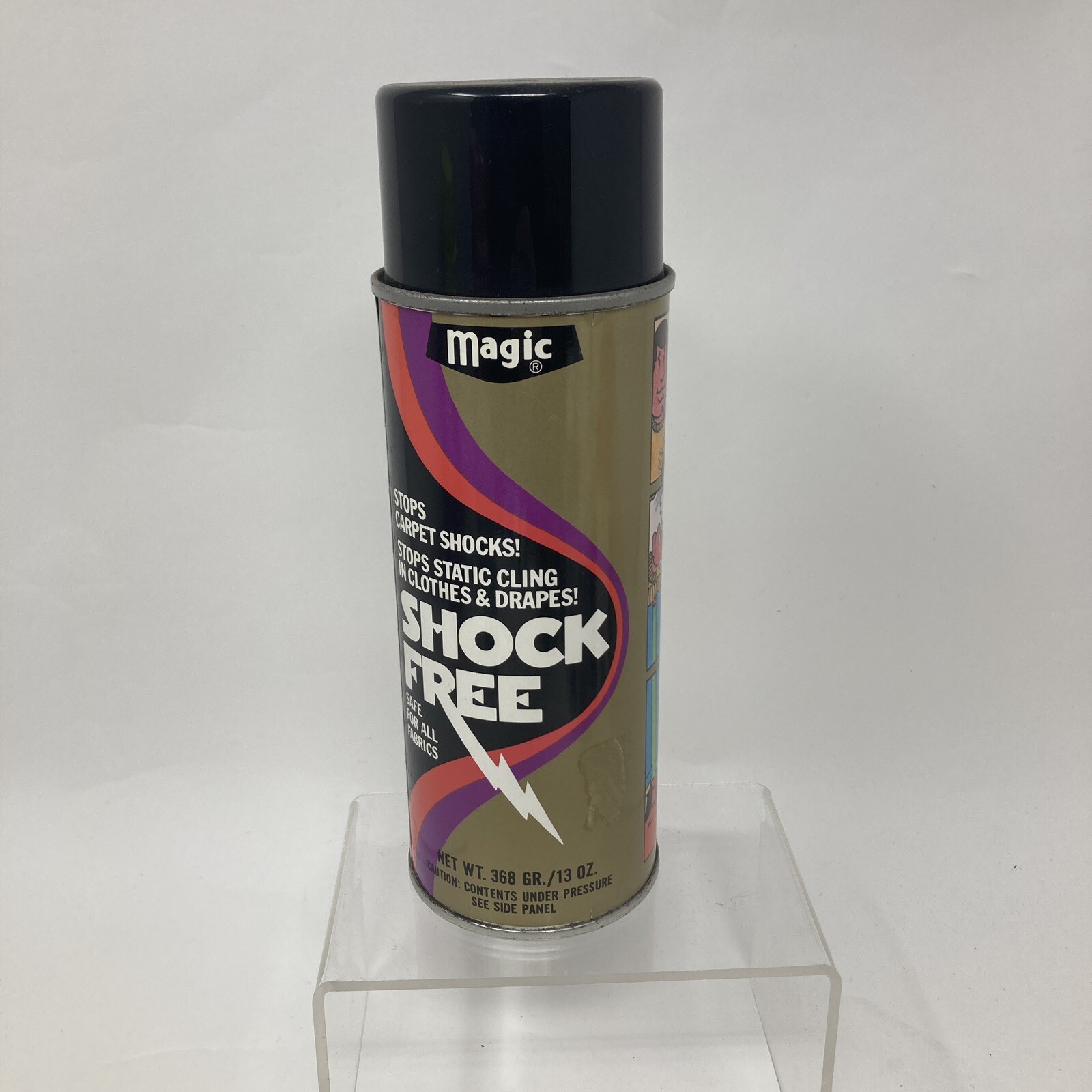 Vintage Magic shock free Aerosol Spray anti-static 13 oz. CHEM-TEL 60s ...