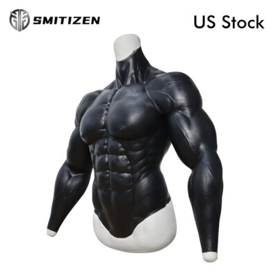 SMITIZEN Upgraded Silicone Fake Body Suit For Cosplay Costume False abs ...