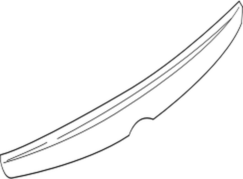 76085-30050-C0 Toyota Spoiler sub-assy, rear 7608530050C0, New Genuine ...