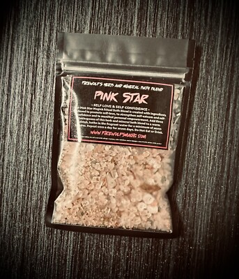 Pink Star Magick Ritual Bath Blend Handmade, Organic, Witchcraft ...