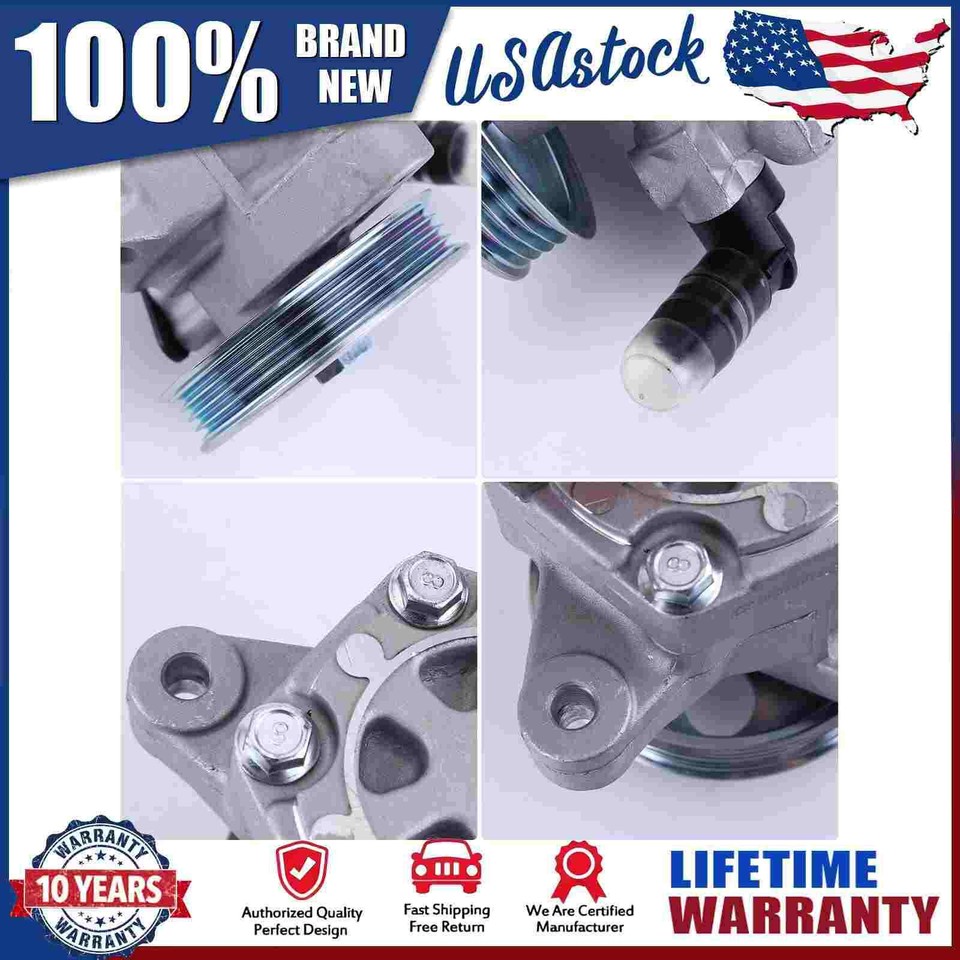 For Acura EL 2001 2002 2003 2004-2005 L4 1.7L Sedan Power Steering Pump ...
