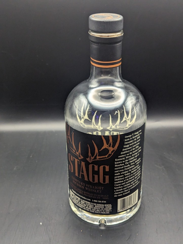 STAGG JR. Barrel Select Bourbon Empty 750ml Bottle & Cork, 138.6 Proof ...