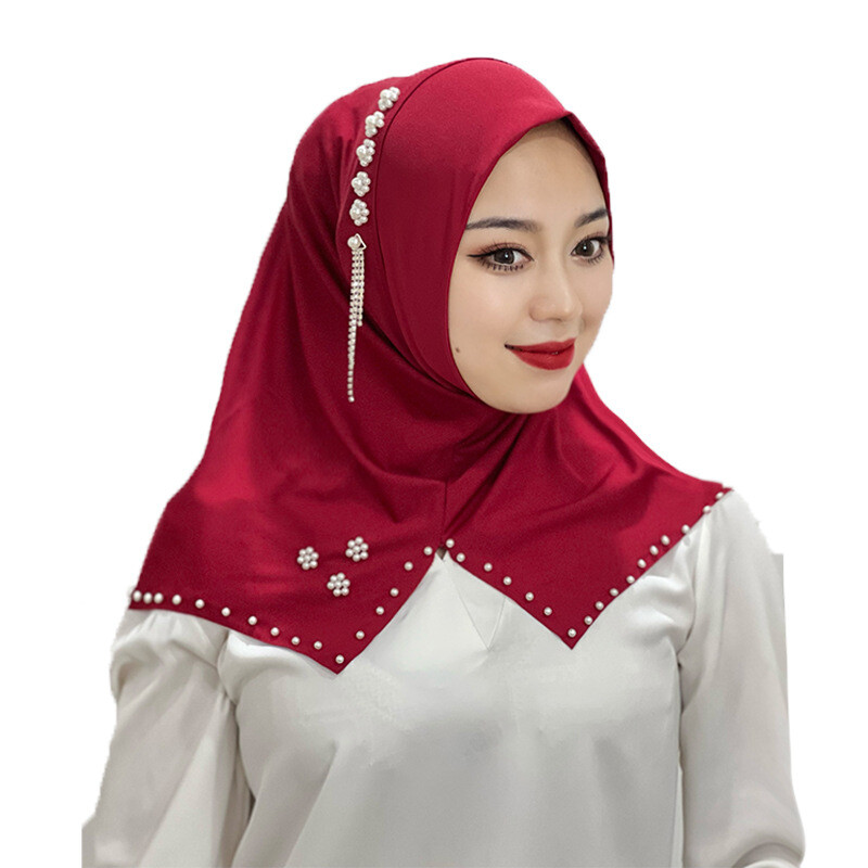 Muslim Hijab One Piece Amira Scarf Turban Women Shawls Wrap Headscarf ...