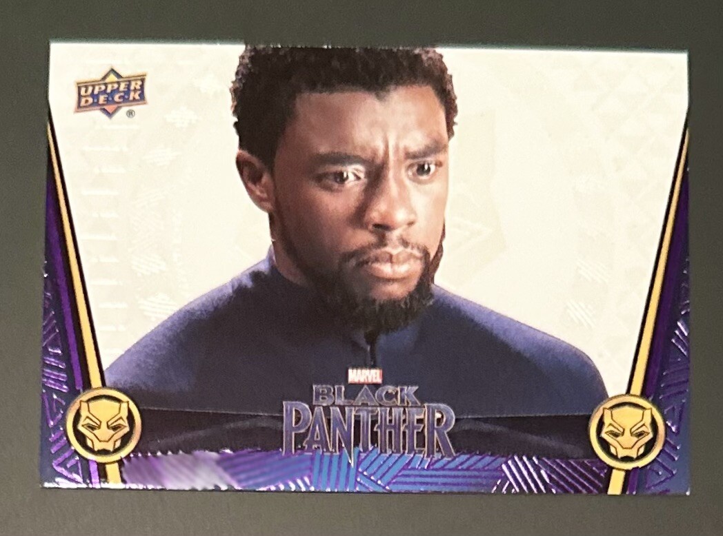 2018 Marvel Black Panther Base Photochromic Indigo Parallel #55 14/50 ...