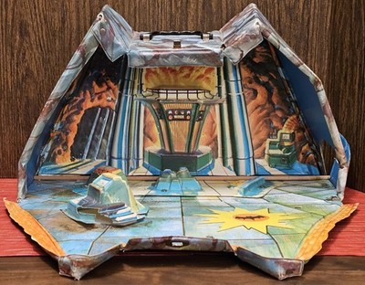 Rare 1966 Justice League BatMan Bat Cave Playset By Ideal ~ Almost ...