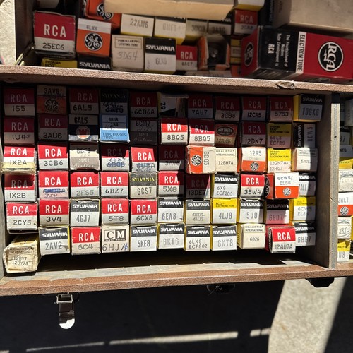 Vintage GE General Electric Electronics Tube Caddy for Repairman - Full ...