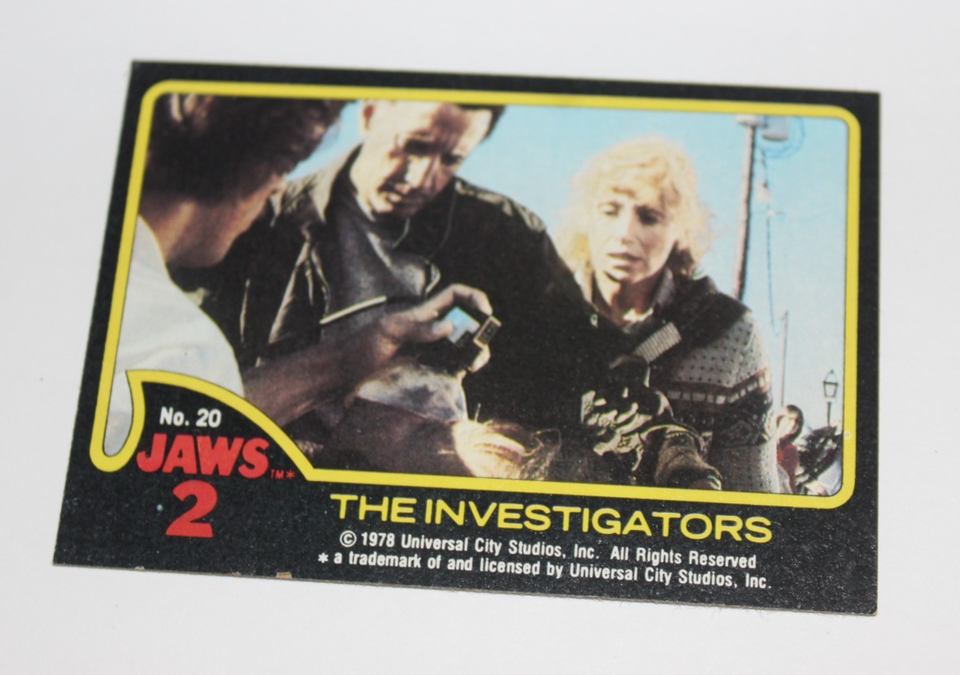 1978 Topps Jaws 2 Trading Card lot x3 #19 #20 #32 Vintage 70's Trading ...