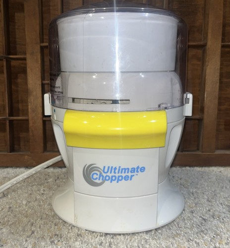 Ultimate Chopper CH-1 White/Yellow Food Processor 600 Watts 750 ...
