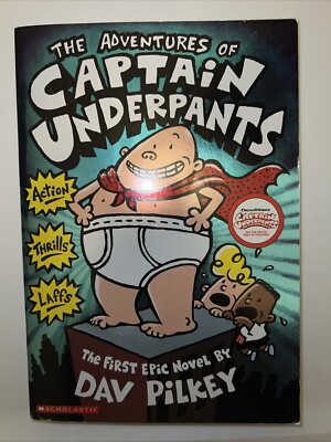 The Adventures of Captain Underpants Paperback Dav Pilkey Scholastic | eBay