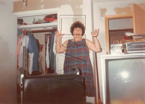 Original Photo 3.5x5 Elderly Woman Grandma Wacky Face Pose Surprised ...