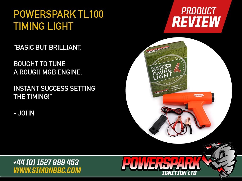 Powerspark TL100 Ignition Strobe Timing Light - Orange for sale online ...