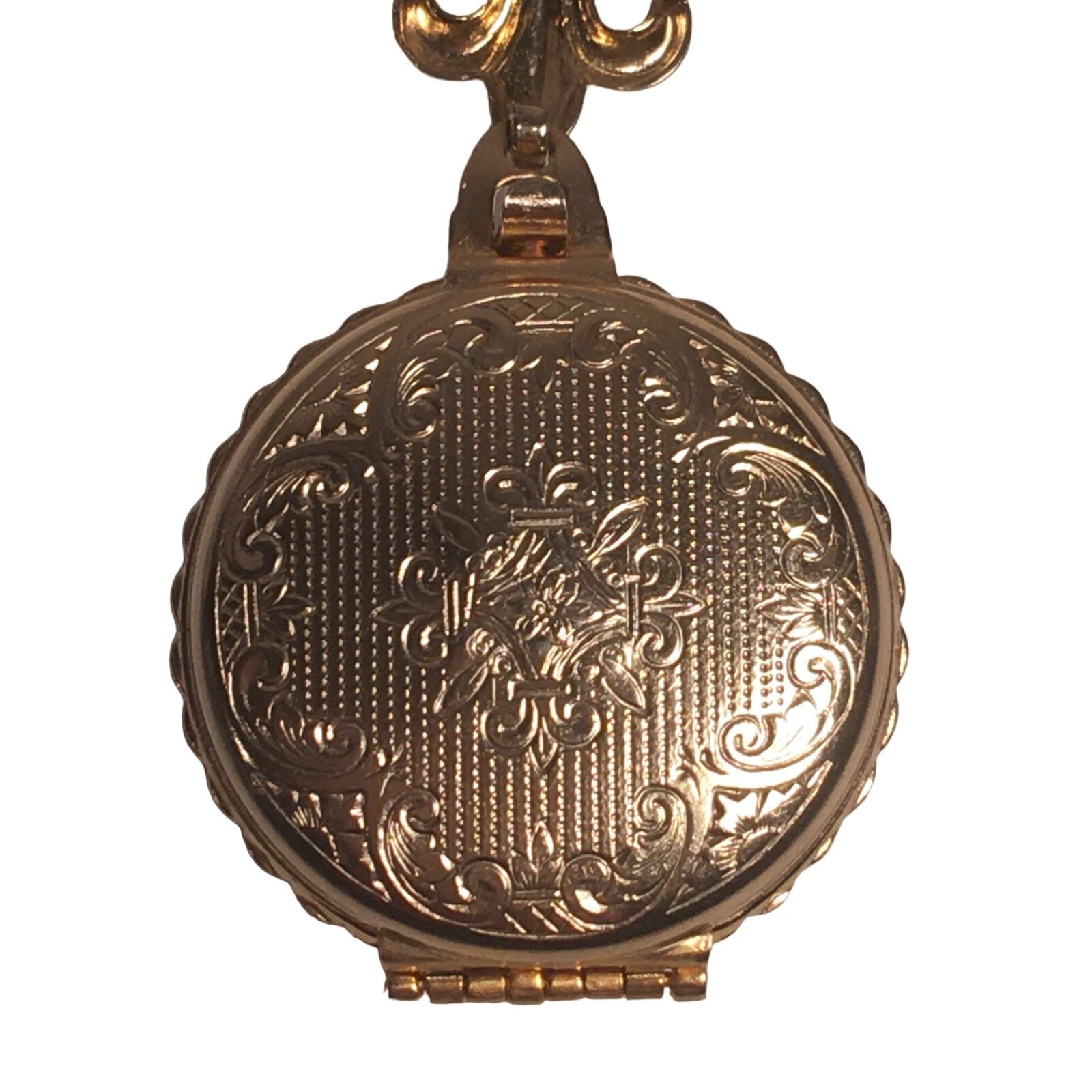 Coro Pegasus Locket 6 Way Family Photos Brooch Fleur-… - Gem