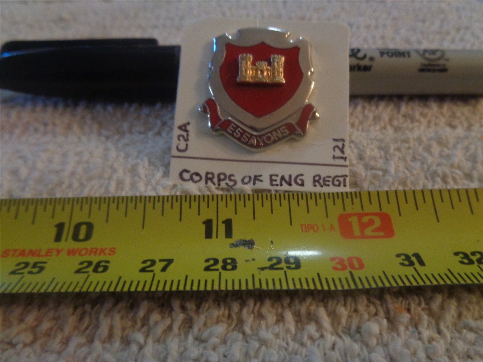 Engineer Corps I21 Unit Crest, DI, DUI (DRAW#109) | eBay