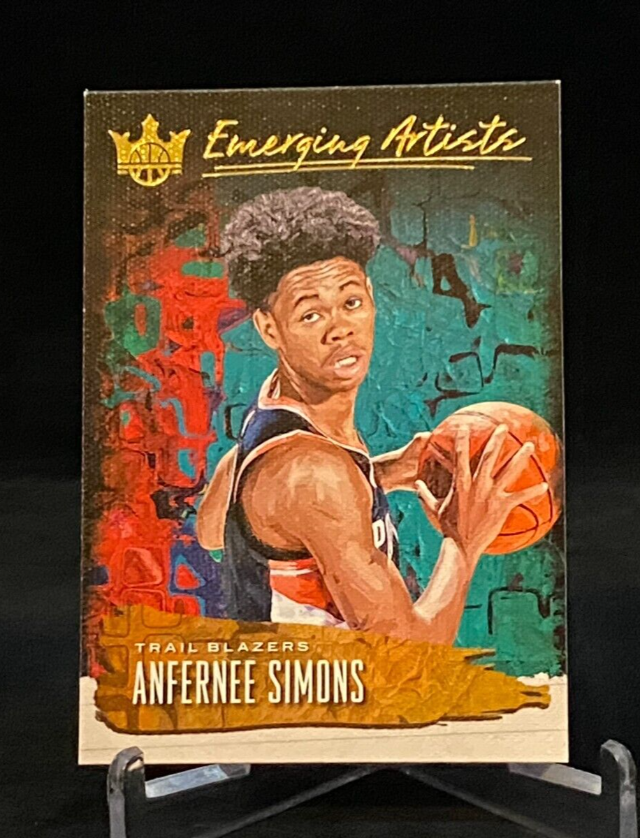 2018-19 Court Kings Emerging Artists #9 Rookie Anfernee Simons Portland ...