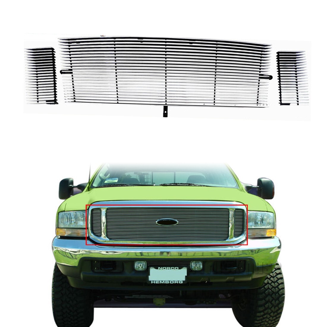 Header Panel FITRITE Grille Opening Replacement For 1999–2004 Ford F ...