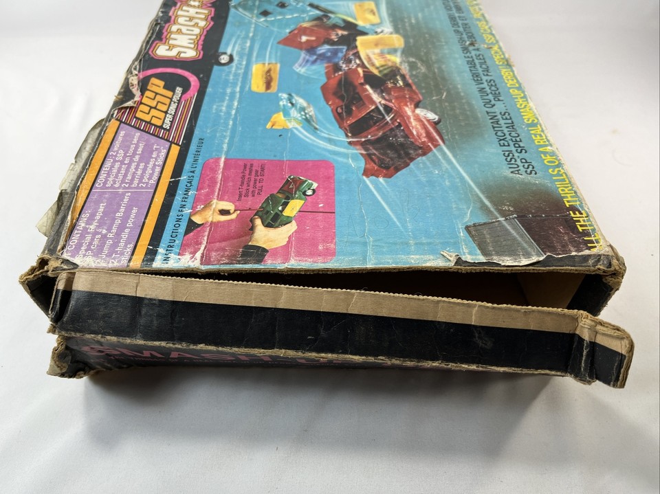 Kenner SSP Smash Up Derby Box Only 57 Chevy 57 Ford as is empty Vintage ...
