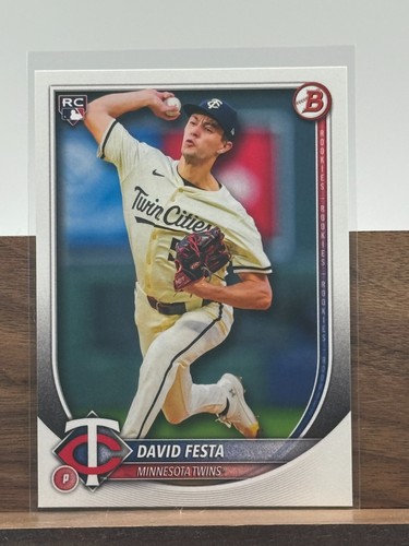 David Festa Minnesota Twins Rookie Card 2025 Bowman Baseball | eBay