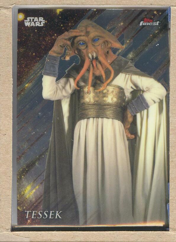 Tessek 89 2018 Topps Finest Star Wars | eBay
