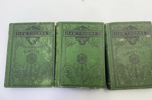 3 Vintage/antique Nathaniel Hawthorne 1870s novel/hardcover books | eBay